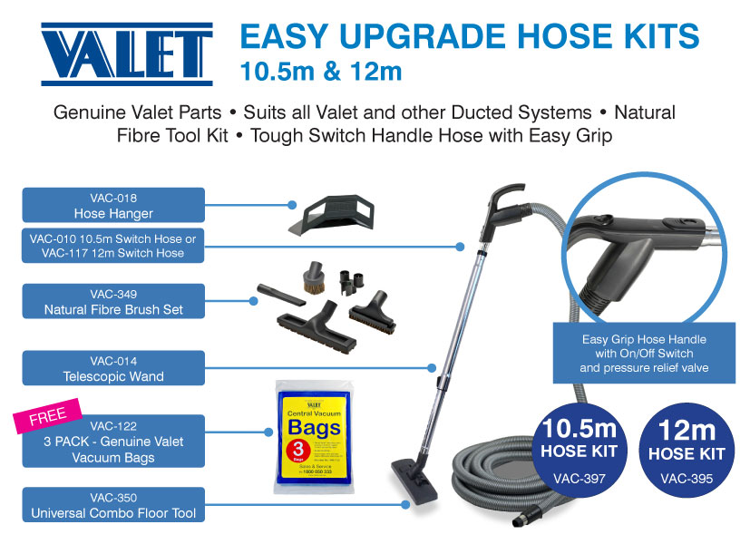 Easy Upgrade Hose Kit 12m - Valet